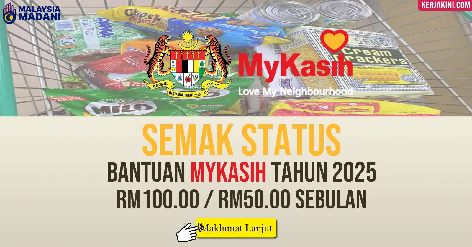 Semakan Status MyKasih 2025: Semak Status Pengkreditan MyKasih Tahun ...